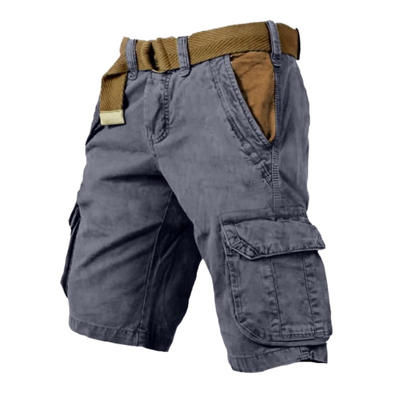 BUWTTED Mens Shorts Cargo Straight Leg Casual Work Pants Comfortable ...