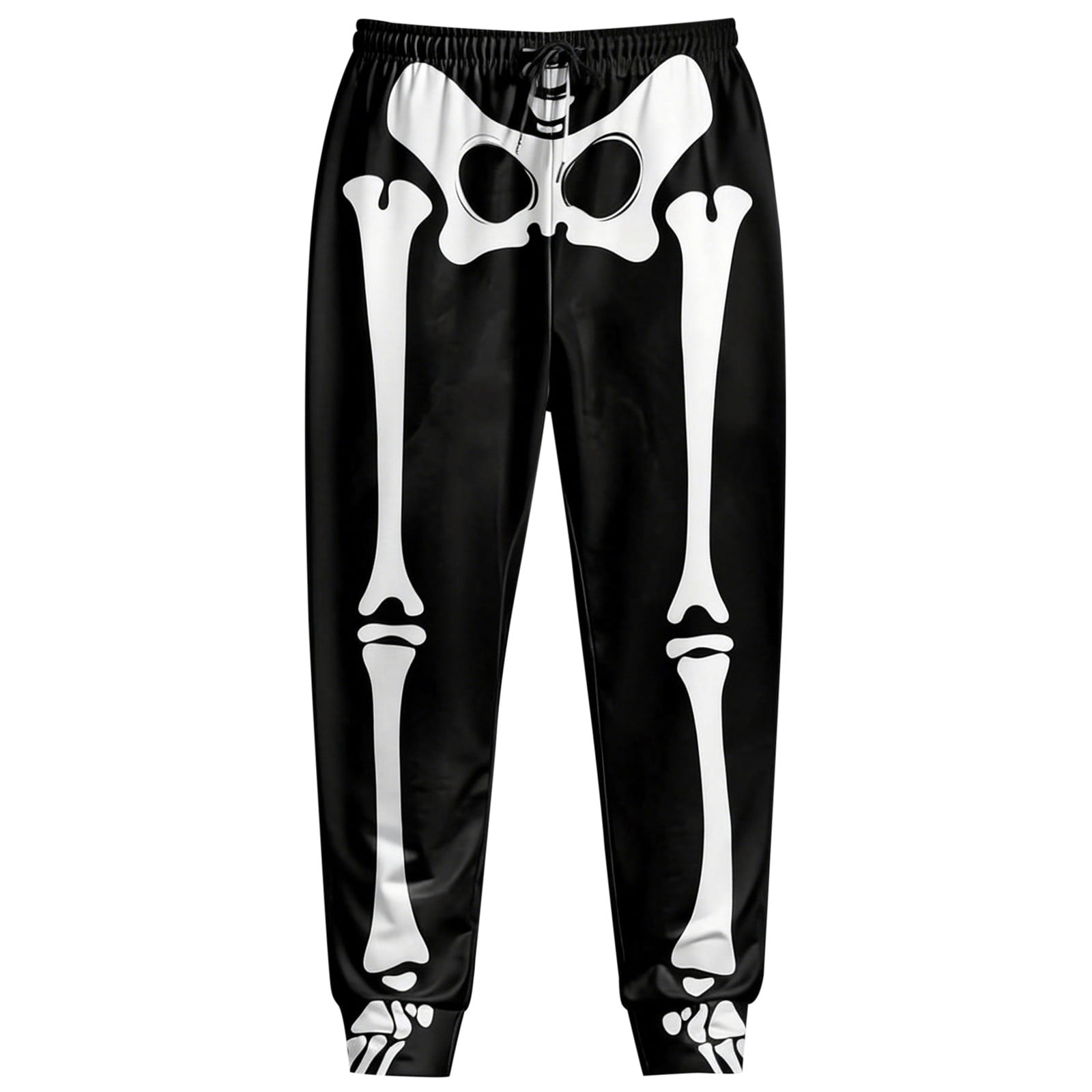 BUWTTED Pants for Men Funny Skeleton Printed Graphic Loungewear ...