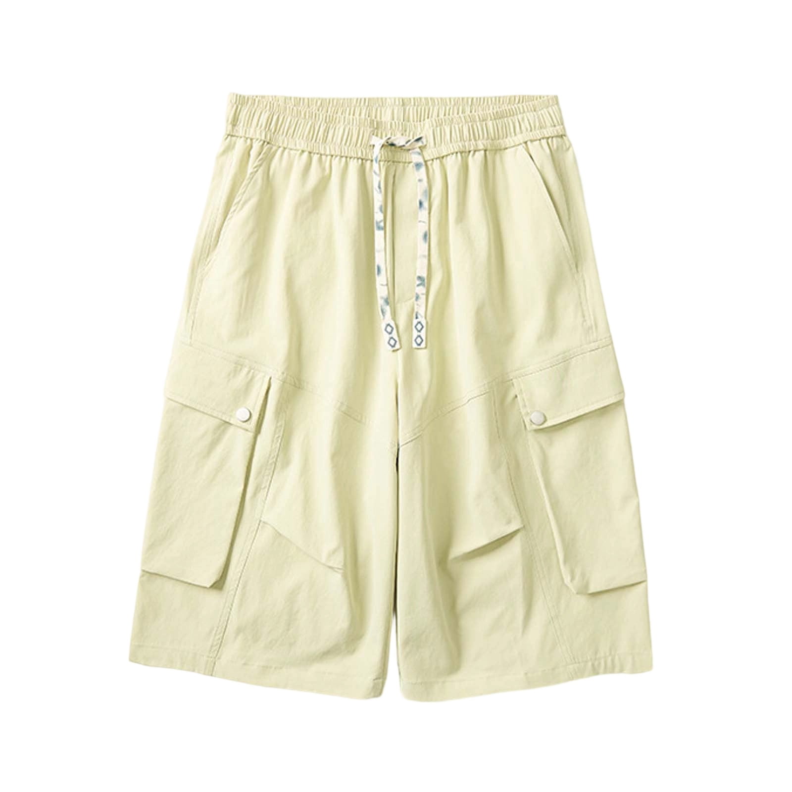 BUWTTER Mens Shorts Casual Cargo Summer Lightweight Straight Leg ...