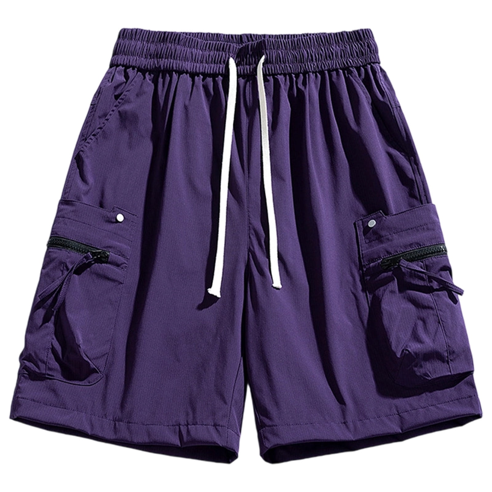 BUWTTER Mens Shorts Summer Loose Pocket Casual Comfortable Breathable ...