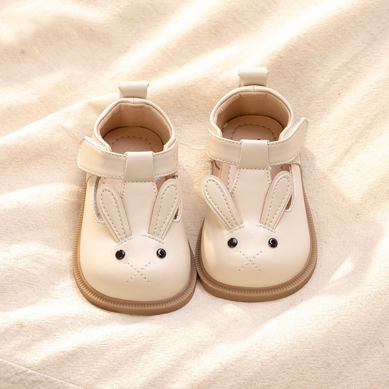 BUWTTER Sandals for Girls Bunny Soft Sole Shoes Early Cute Spring ...