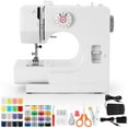 BUXFMHT Mini Portable Sewing Machine, Electric for Beginners, with ...