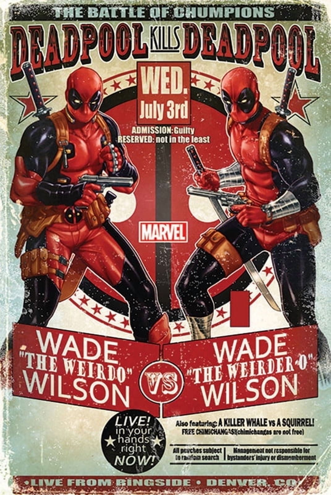 BUY ART FOR LESS Officially Licensed Deadpool vs Deadpool Art Poster ...