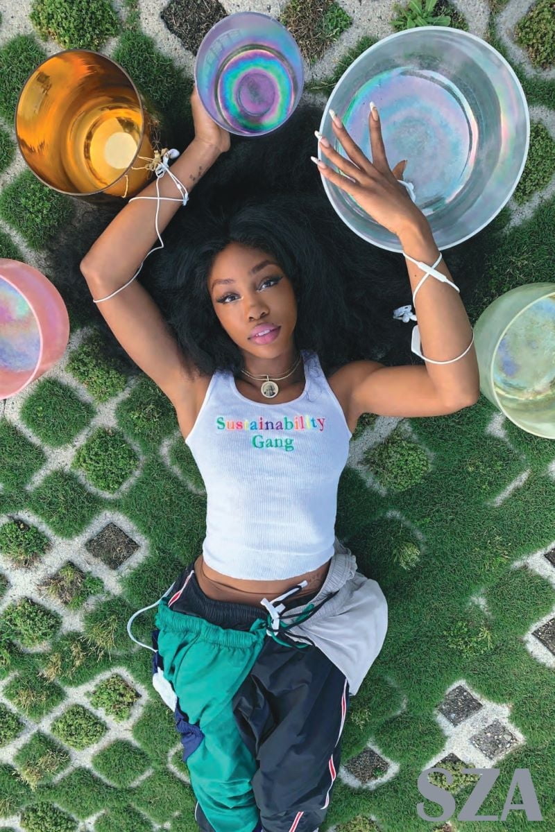 BUY ART FOR LESS Officially Licensed SZA / Laying Art Poster - 24 x 36 ...