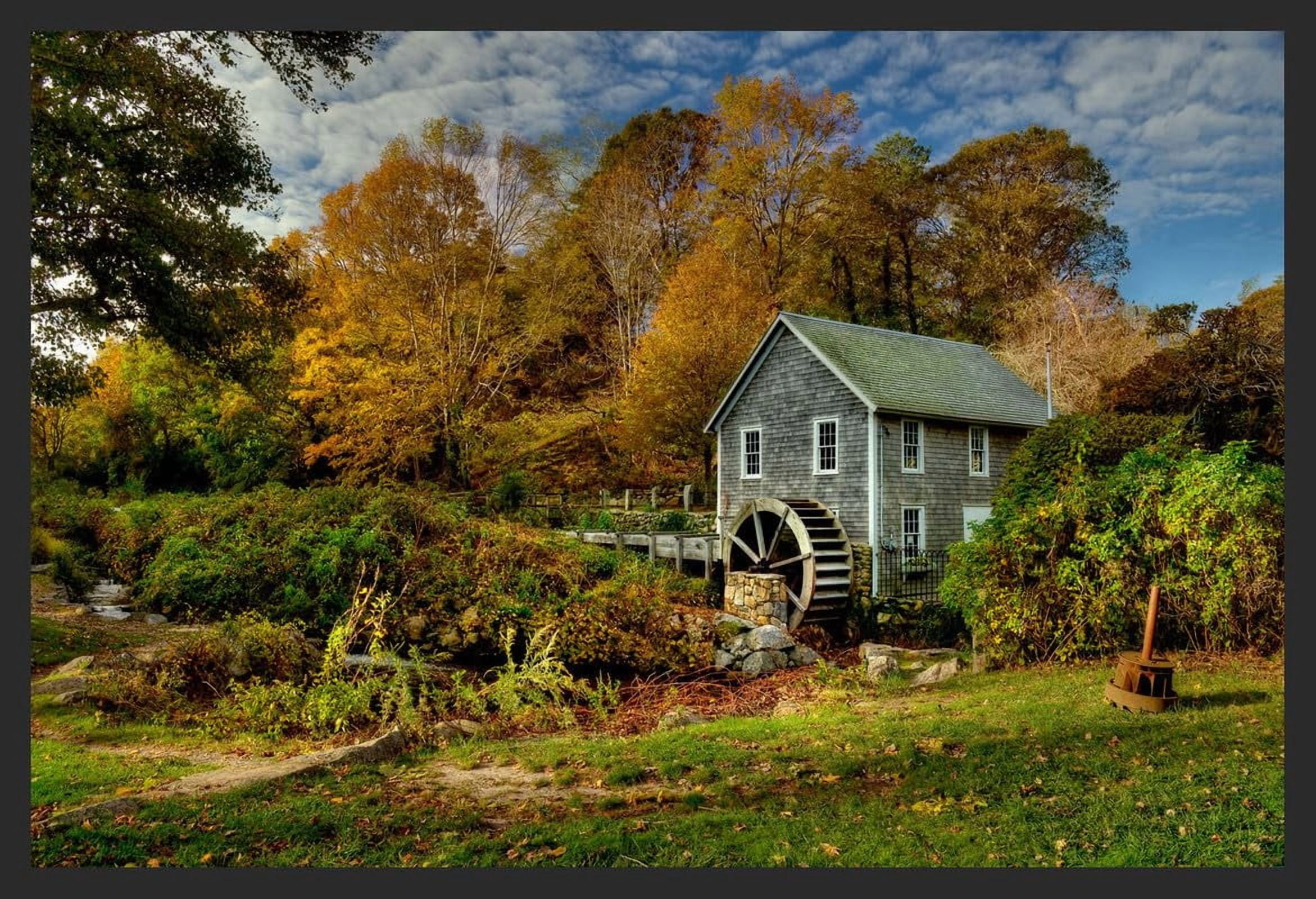 BUY ART FOR LESS Officially Licensed Cape Cod Grist Mill Spring Morning ...