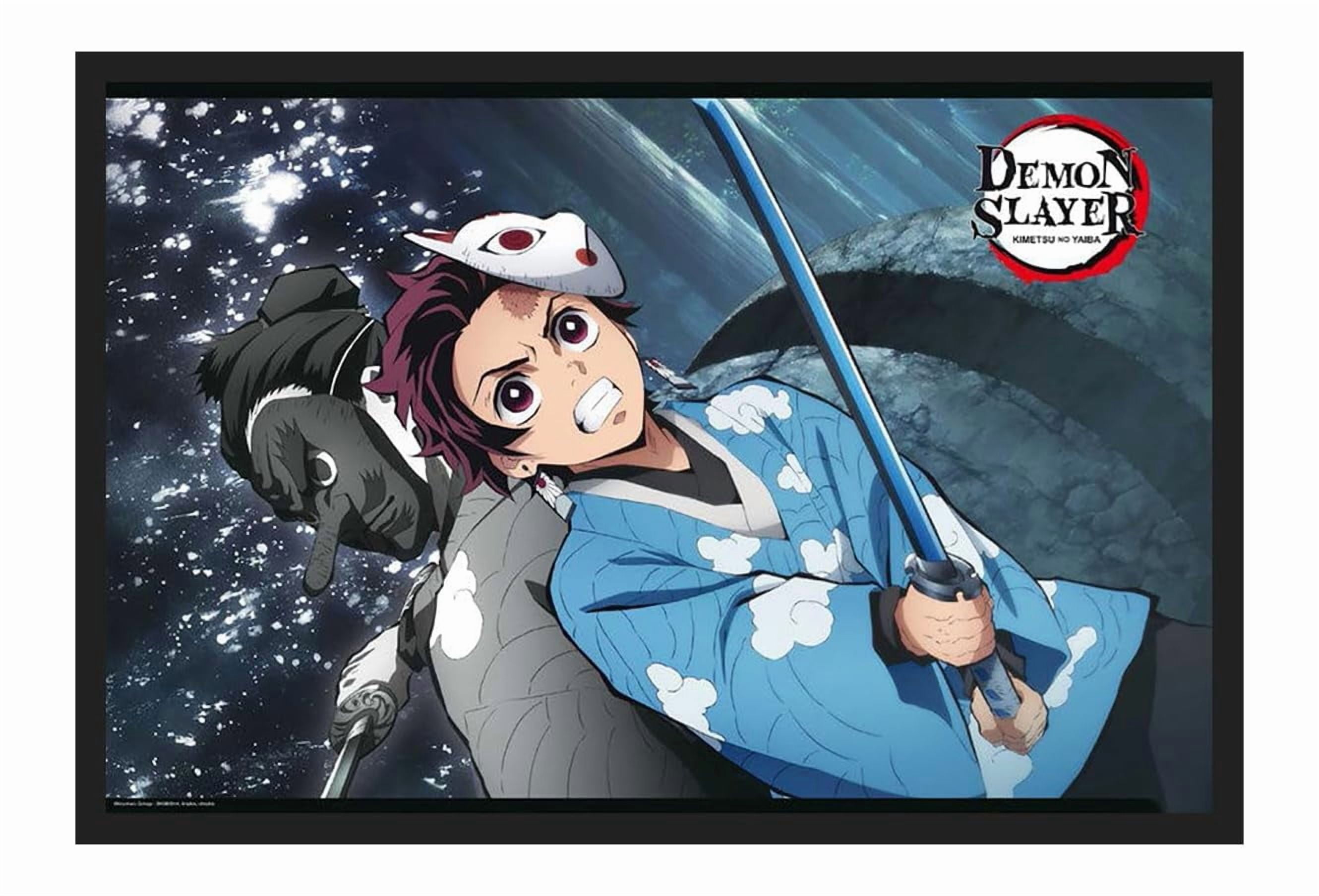 BUY ART FOR LESS Officially Licensed Demon Slayer Tanjiro and Urukodaki ...