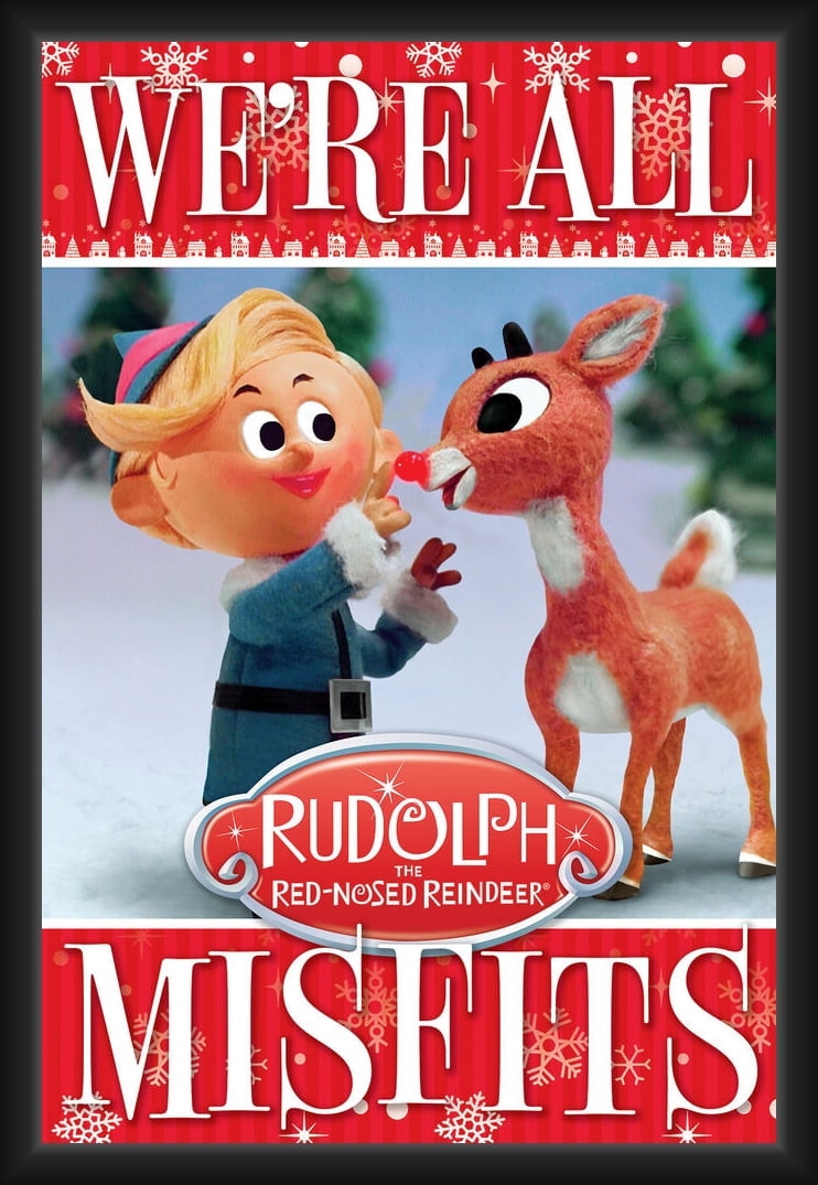 BUY ART FOR LESS Officially Licensed Rudolph - We're All Misfits Here ...