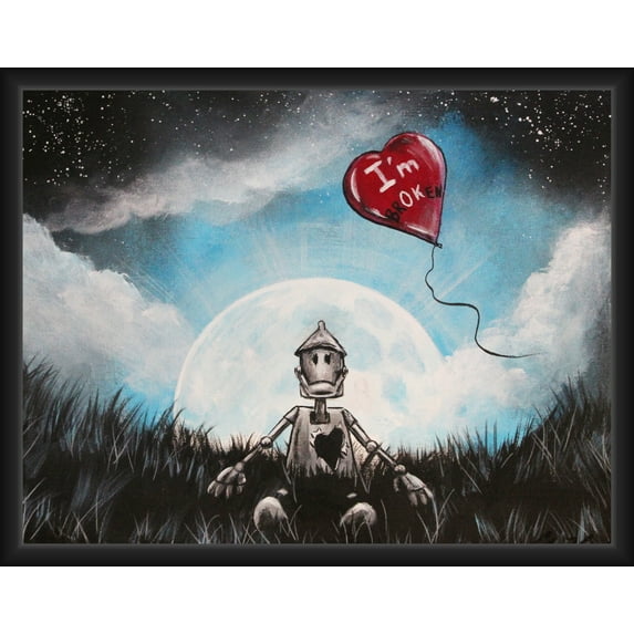 BUY ART FOR LESS Officially Licensed Tin Man I'm Br'OK'en Original ...