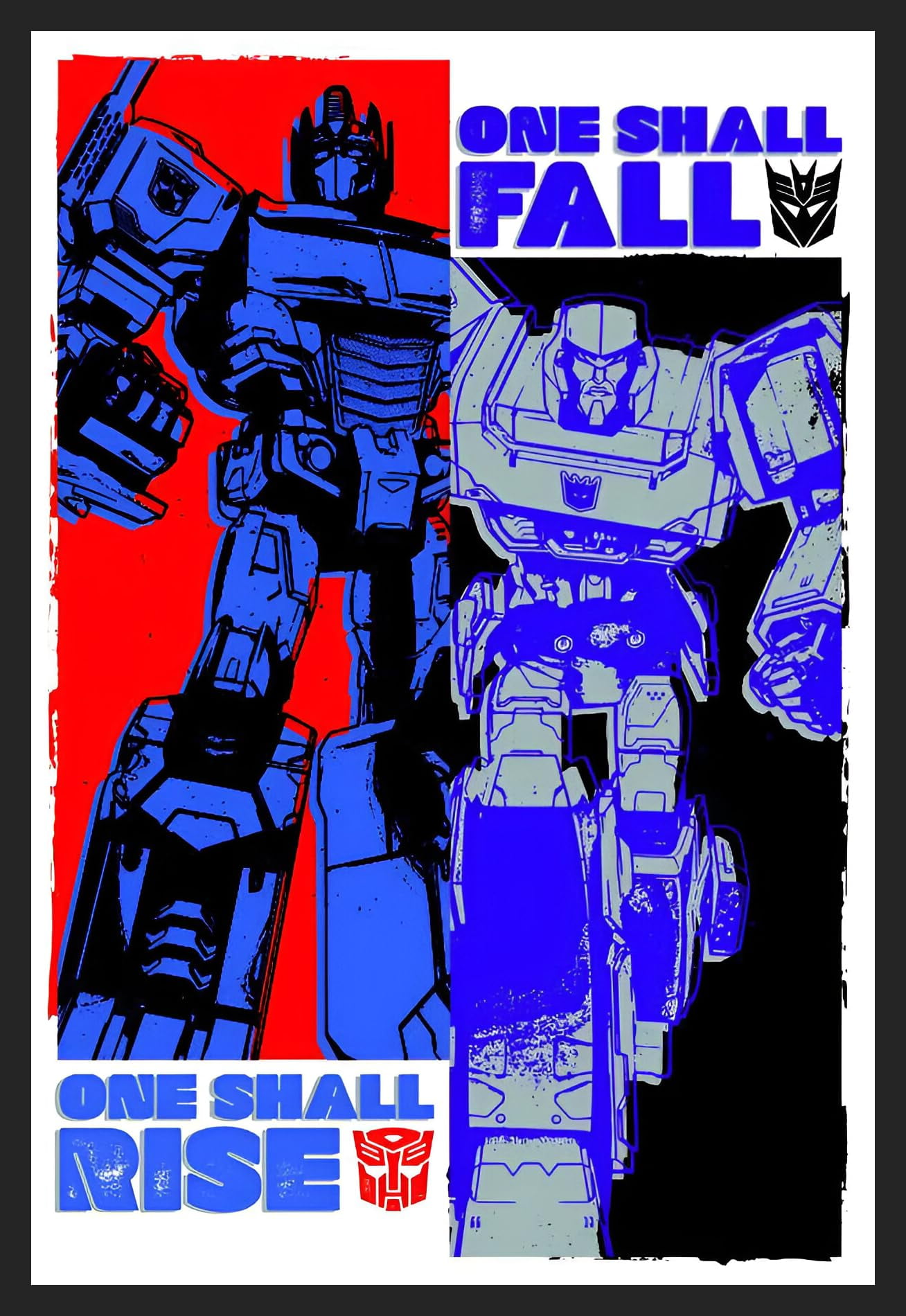 BUY ART FOR LESS Officially Licensed Transformers - Rise And Fall ...
