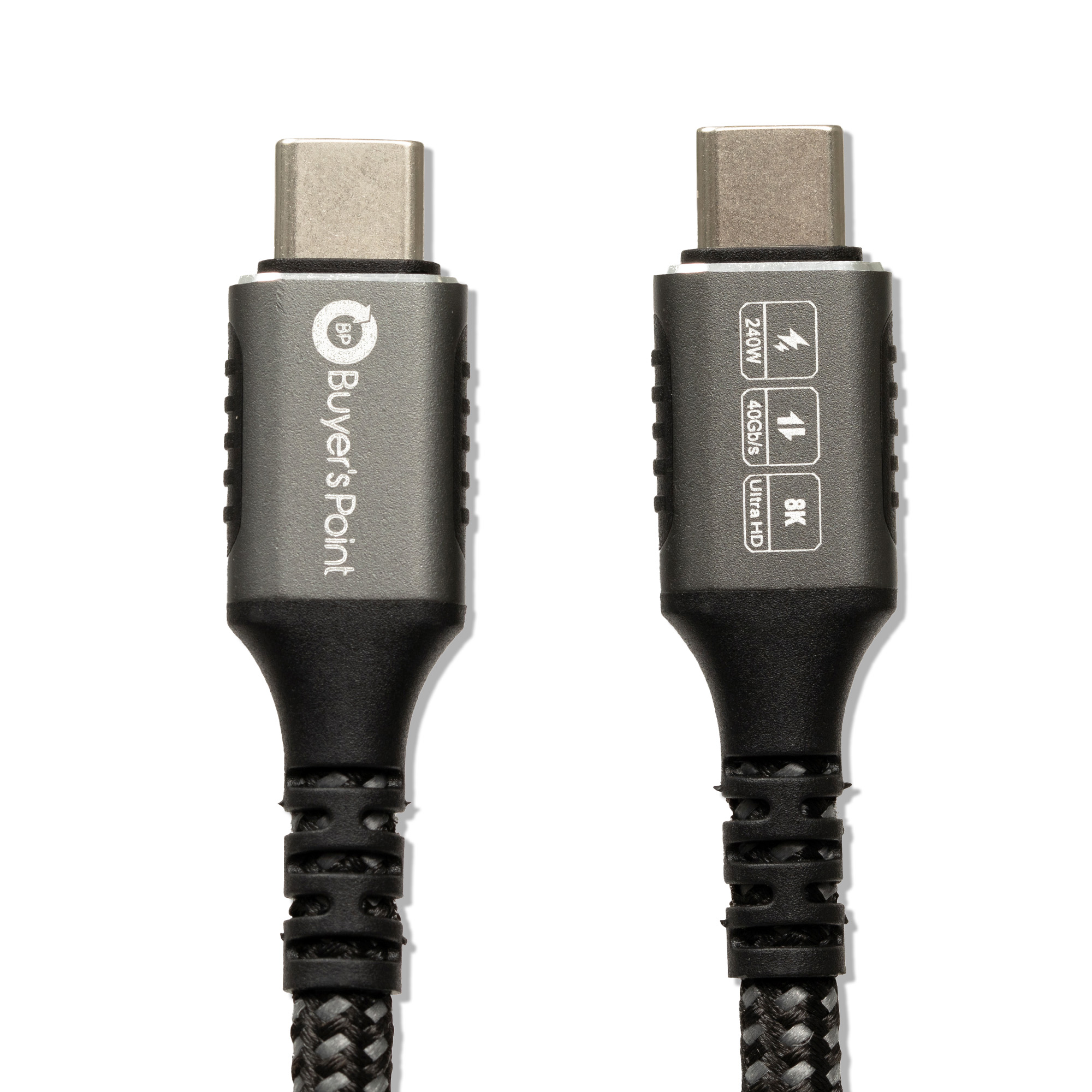 QVS 1-Meter Thunderbolt 3 20Gbps 100-Watts USB-C Certified Cable ...