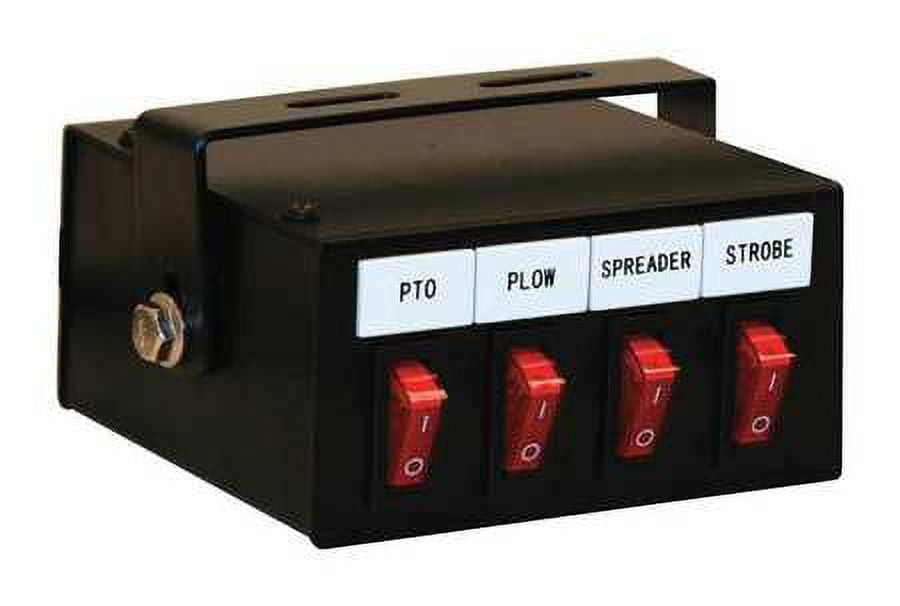 BUYERS PRODUCTS 6391104 Switch Box, Black Powder Coated - Walmart.com