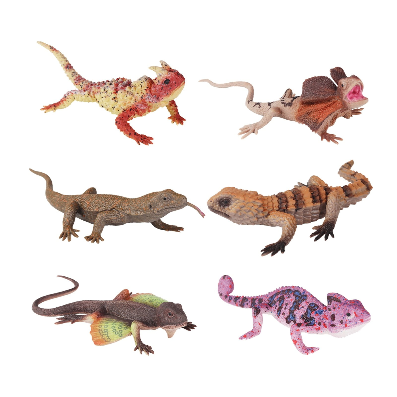 BUYHO 12 Pack Realistic Reptile and Insect Toy Figures Set – Lizard ...