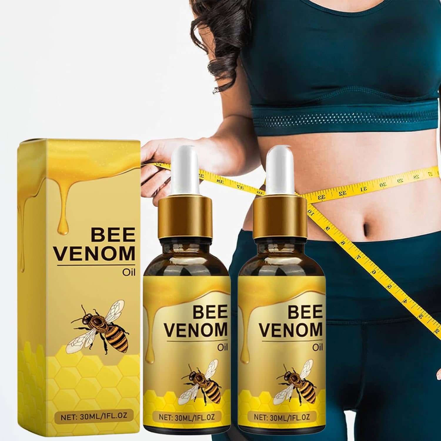 BUYHO 30ml Bee Intestinal Belly Button Drops, Bee Belly Button Drops ...
