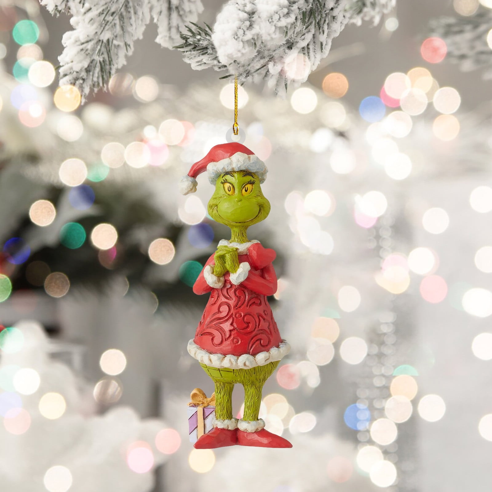 BUYHO Grinch Christmas Decorations,Grinch Decor Stole Christmas Resin ...