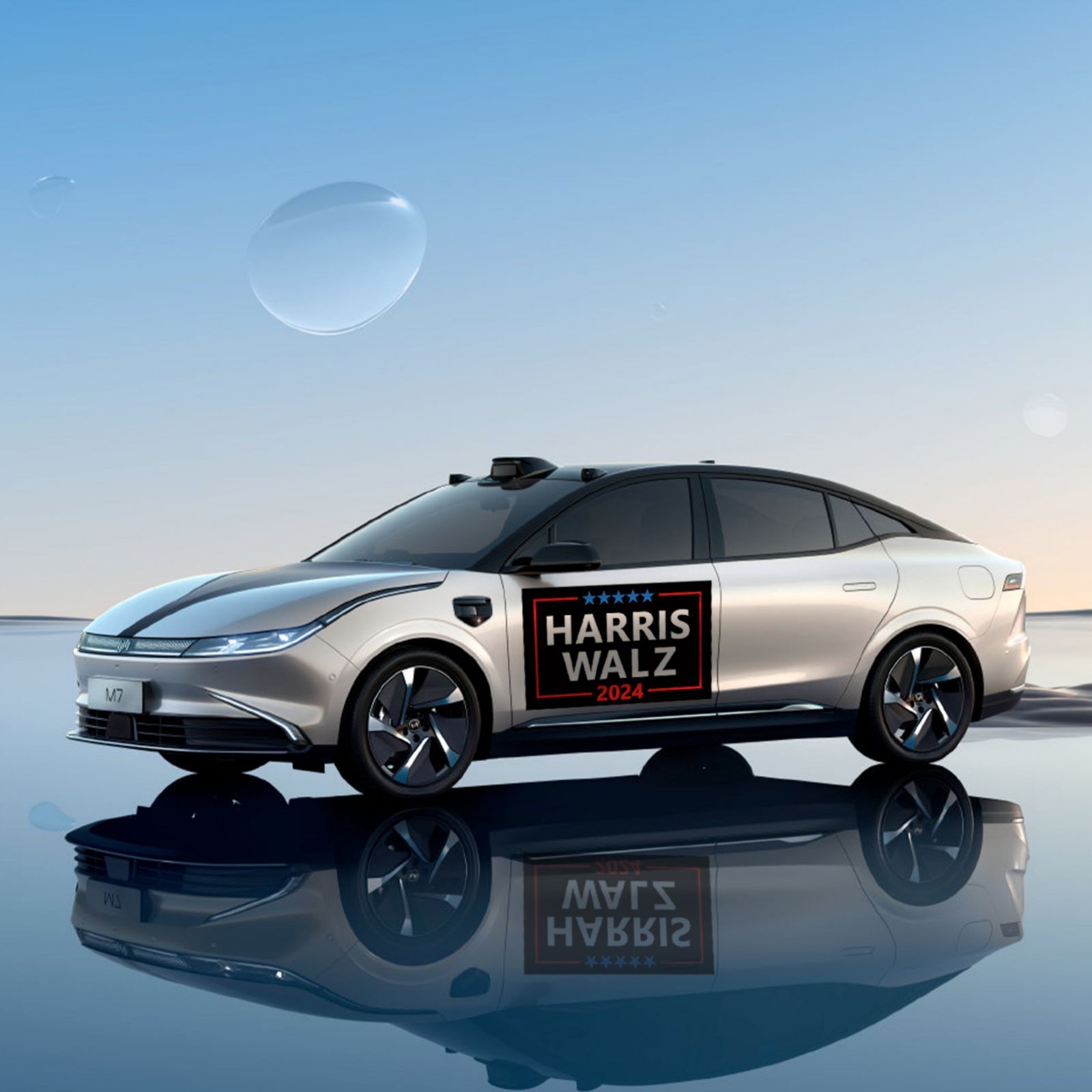 BUYHO Kamala Harris Stickers 2 Pack 2024 President Vice President Car ...