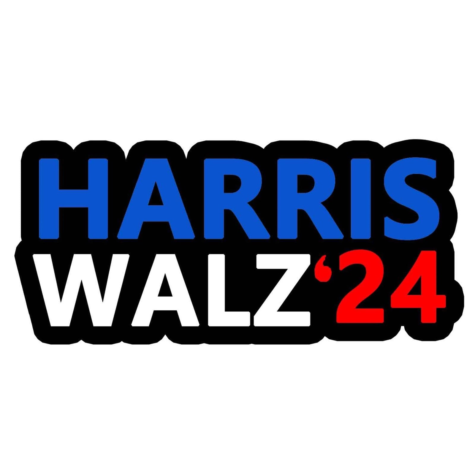BUYHO Kamala Harris Stickers 2024 Sticker, 8 Inches X 4 Inches Big ...
