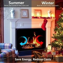 Flueblocker 11"X19" Wool Chimney Draft Stopper – Fireplace Wood Stove ...