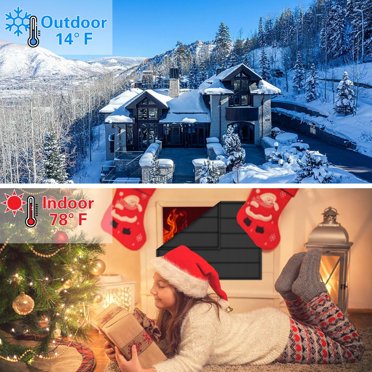 Flueblocker 11"X19" Wool Chimney Draft Stopper – Fireplace Wood Stove ...