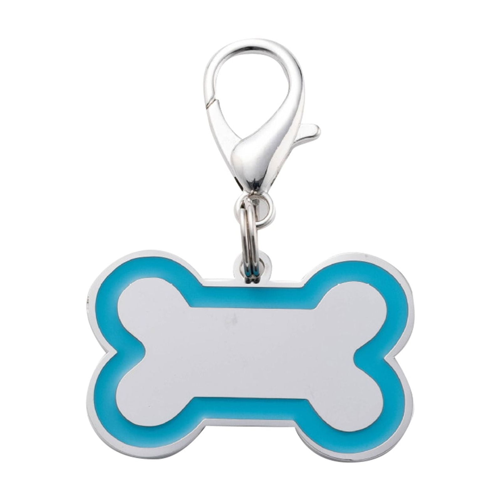 BUYHO Pet ID Tags Bone Shape,Metal Personalize Engraved Both Sides ...
