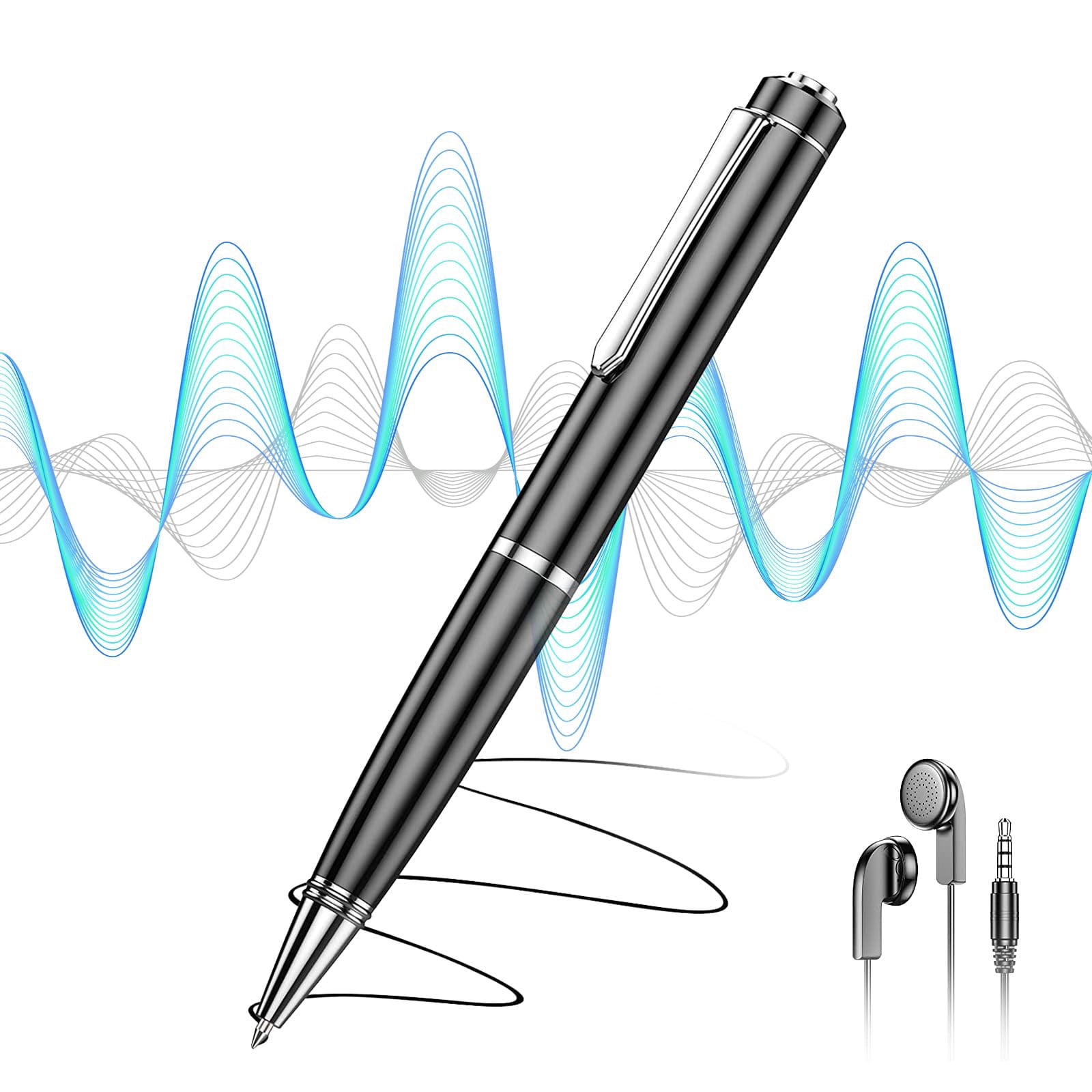 BUYHO Portable Digital Voice Recorder - Voice Activated Recorder with ...