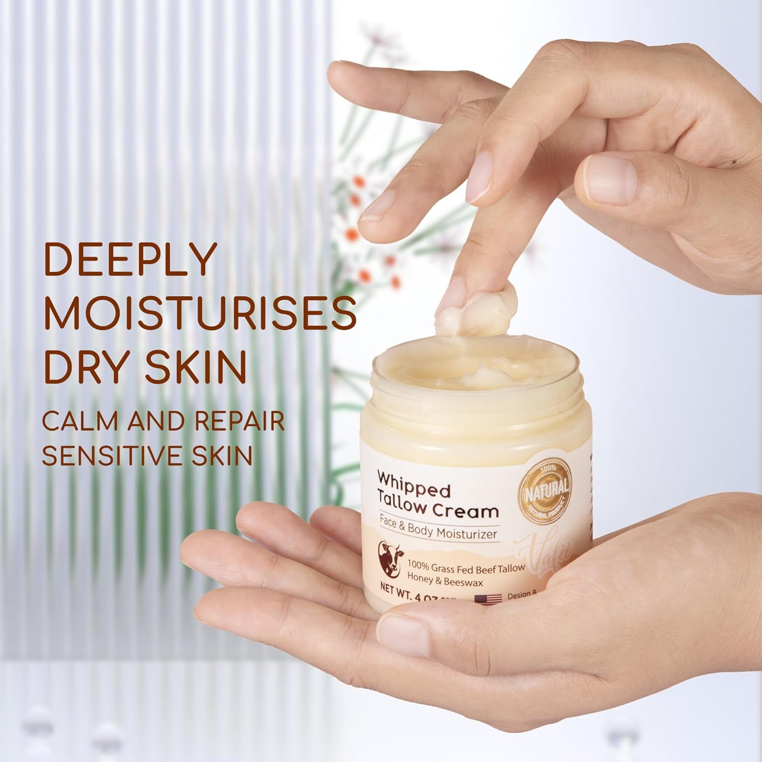 Buyho Whipped Tallow Cream Moisturizer Face And Body Moisturizer 100