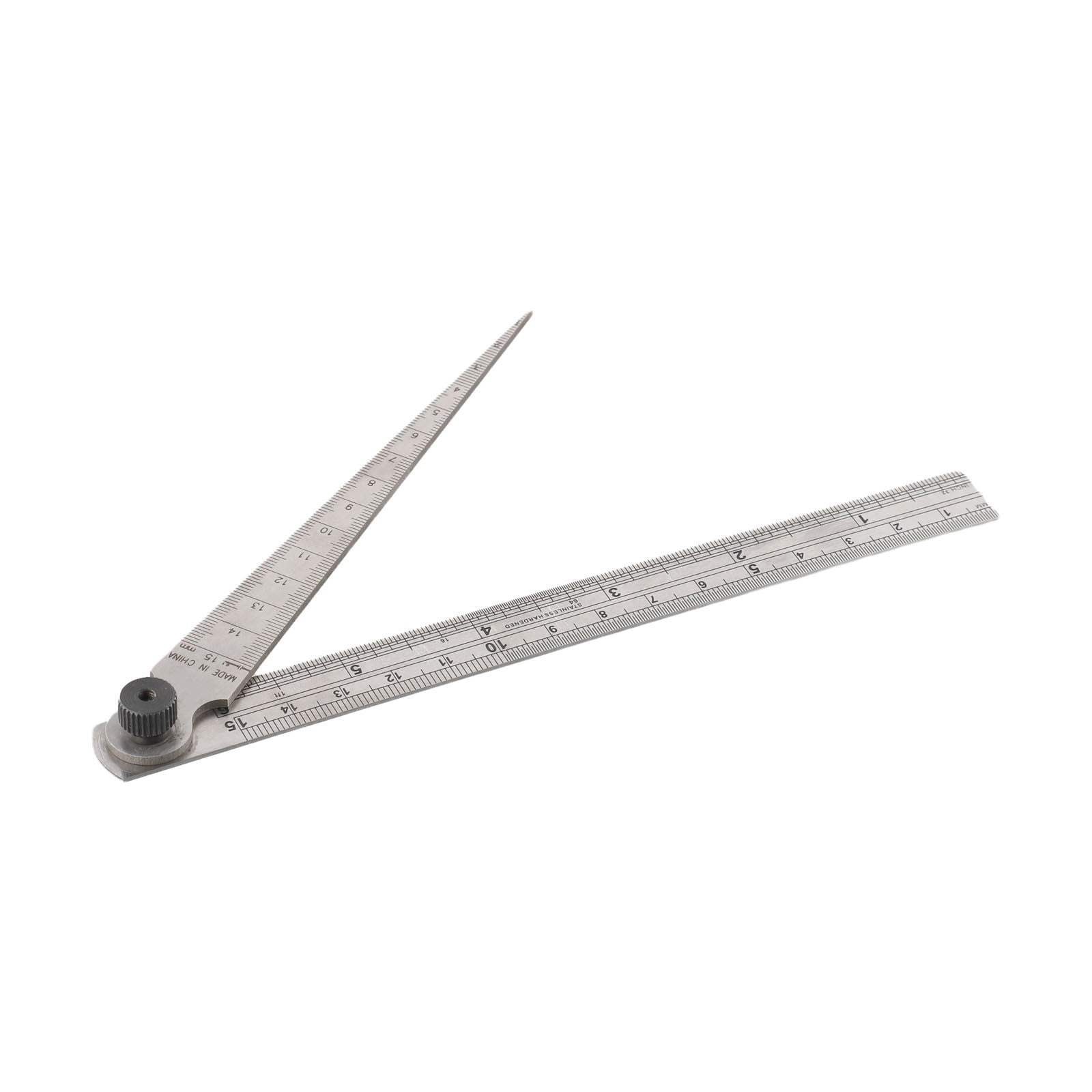 BUYISI 1-15mm Taper Gauge Feeler Gap Hole Measure Wedge Aperture Scale ...
