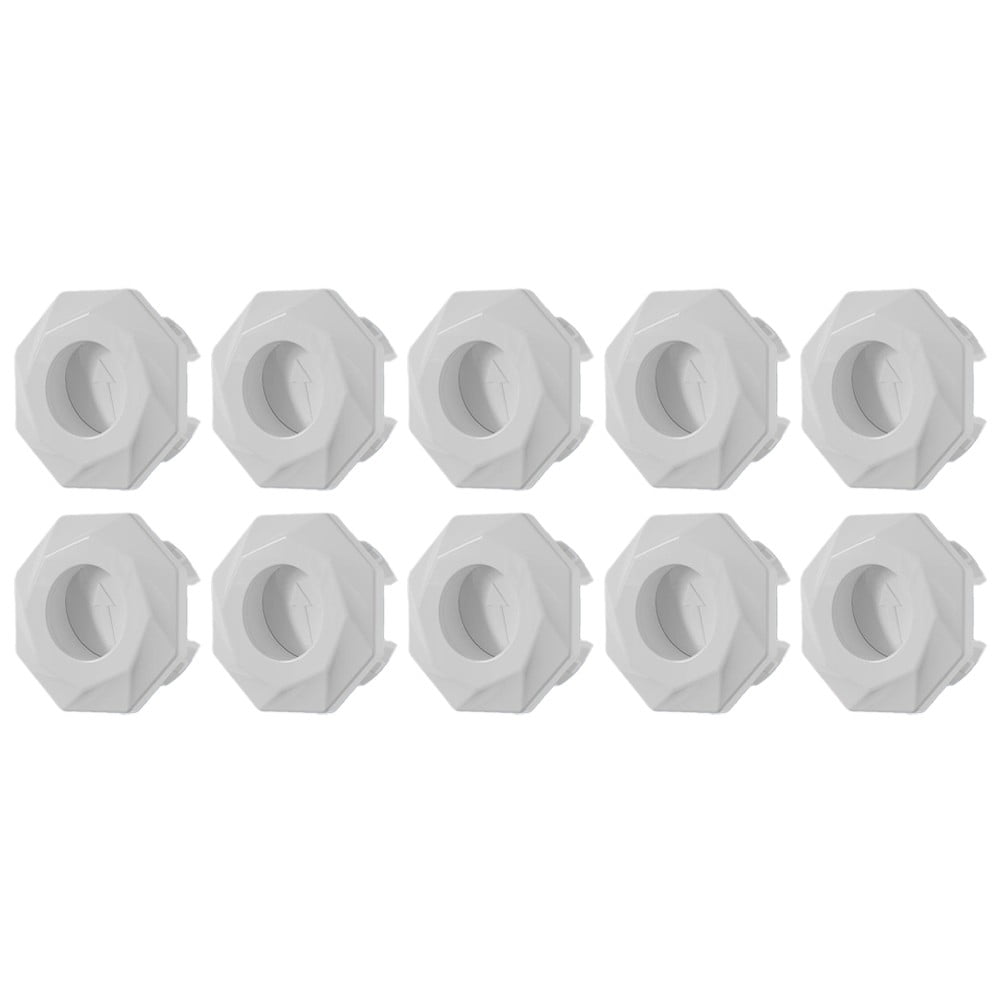 BUYISI 10 Pcs Sink Overflow Covers with Built-in Closing Valve Bath ...