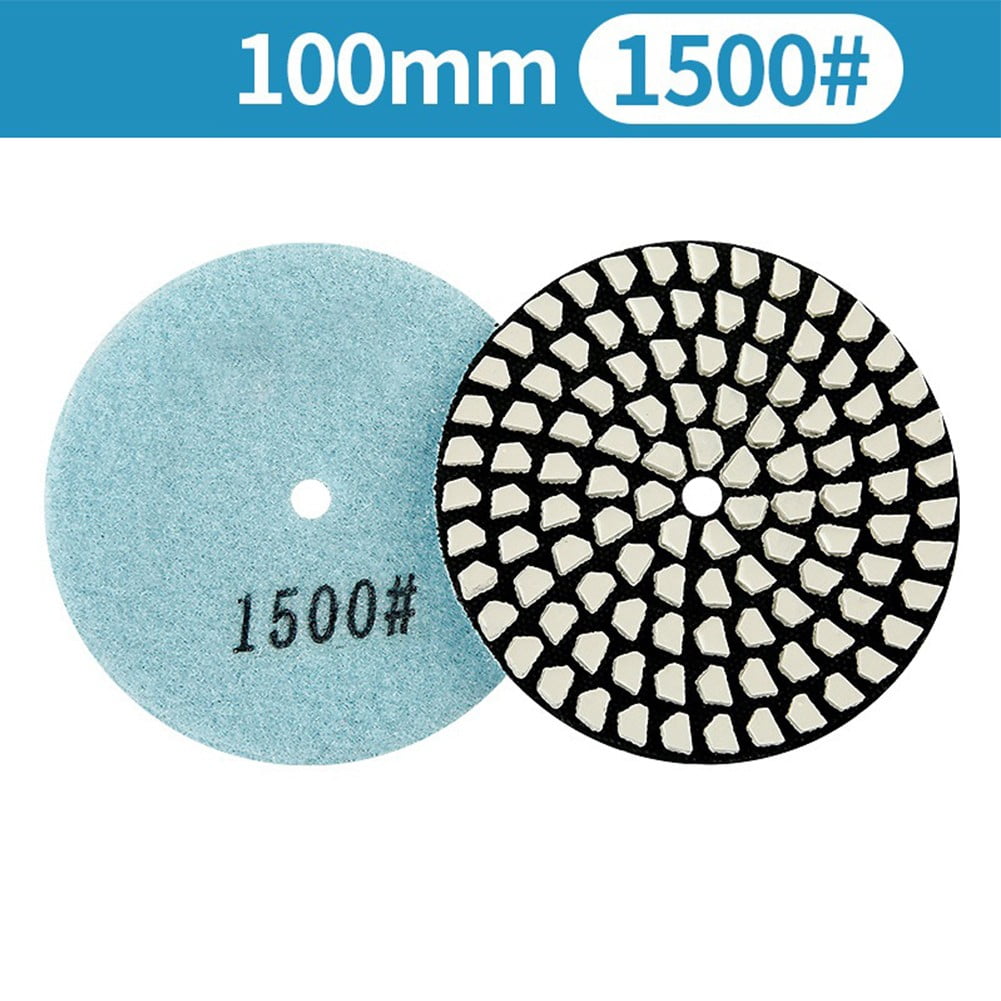 BUYISI 100mm Diamond Polishing Pad 4Inch Dry Buff Disc Abrasive Tool ...