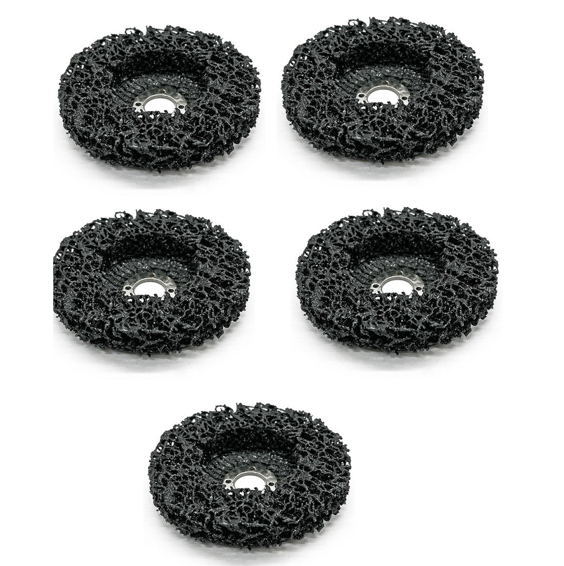 BUYISI 100mm Poly Strip Disc Wheel Stainless Steel Grinder Sanding ...