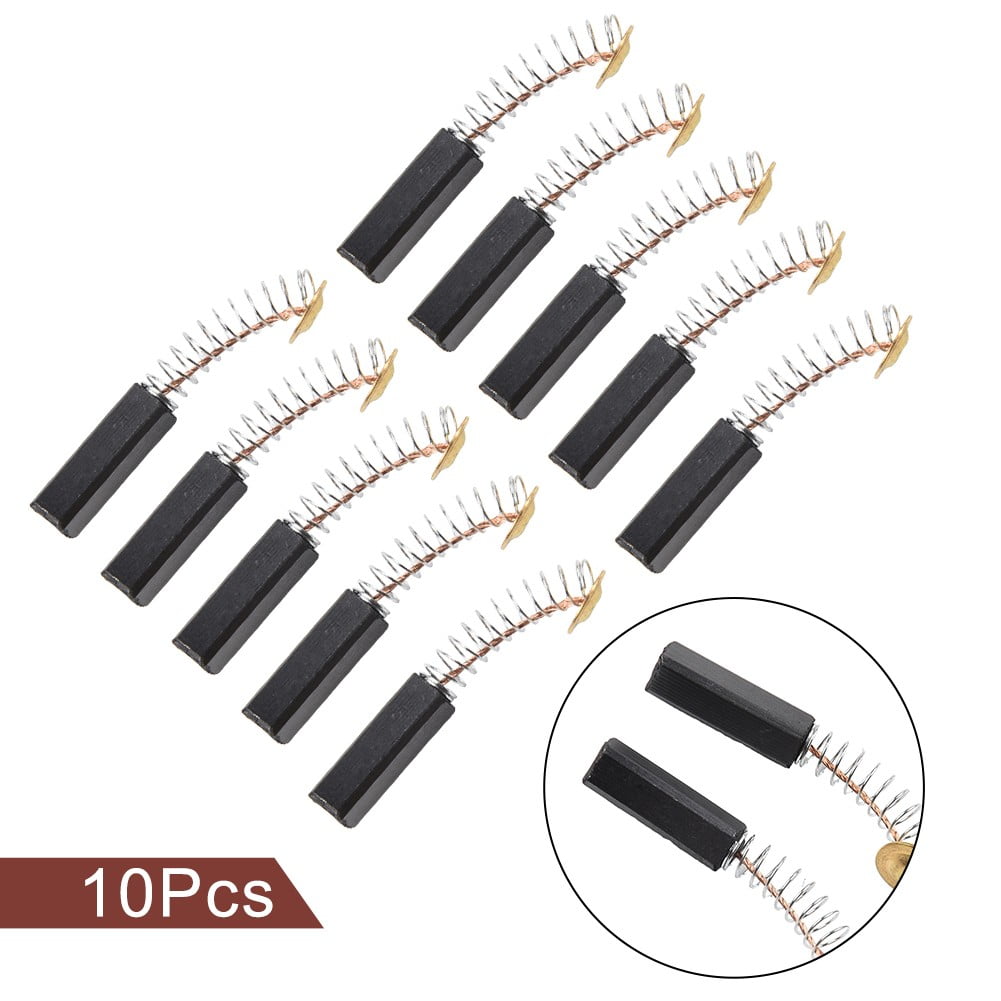BUYISI 10Pcs/set Carbon Brush Engine Coal Brushes Replacement ...