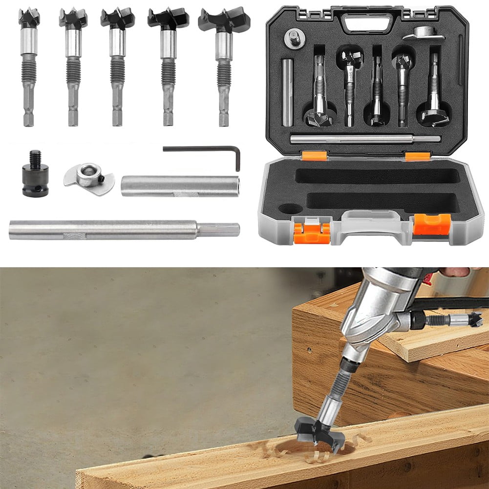 BUYISI 10pcs Drill Bit Set,Threaded Design for Connection Extension Bar ...