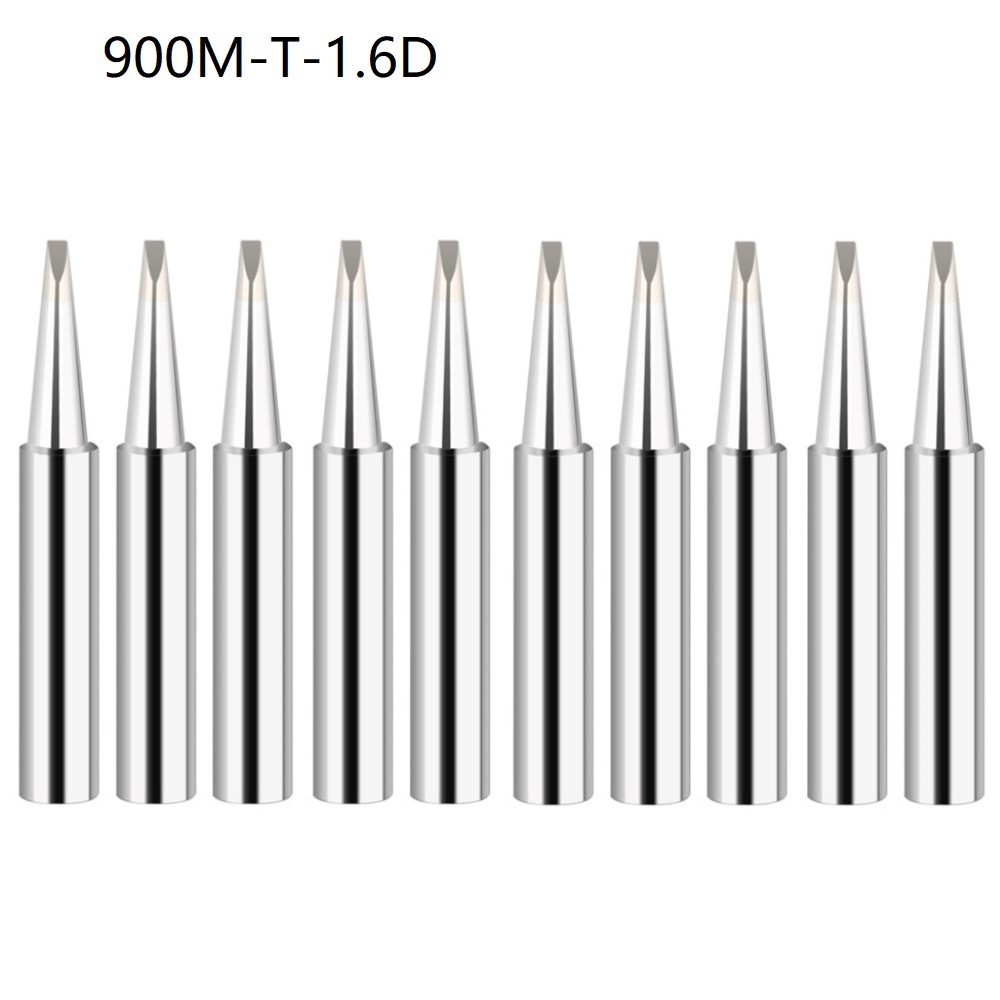 BUYISI 10pcs/Lot Lead Free Soldering Iron Tips 900M-T Series Welding Solder tools 900M-T-1.6D ...