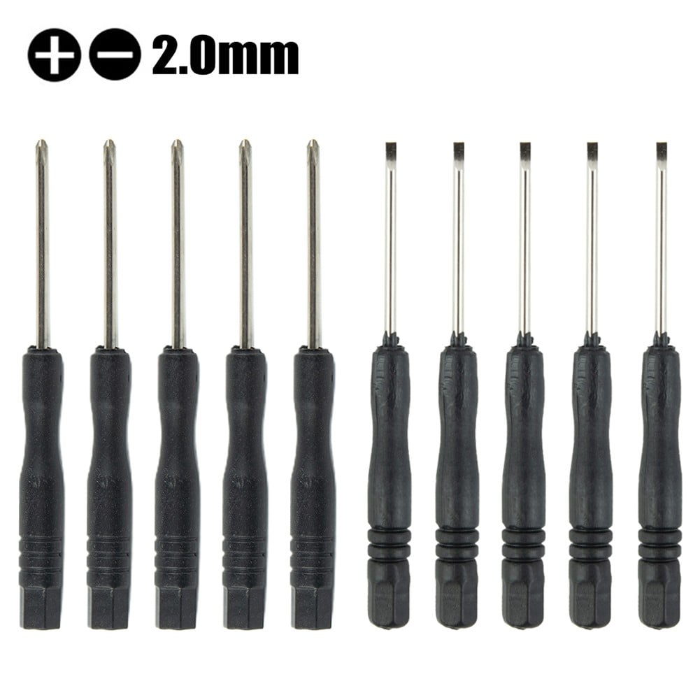 BUYISI 10pcs Precision Small Screwdriver Set Cross Slotted Screwdriver ...