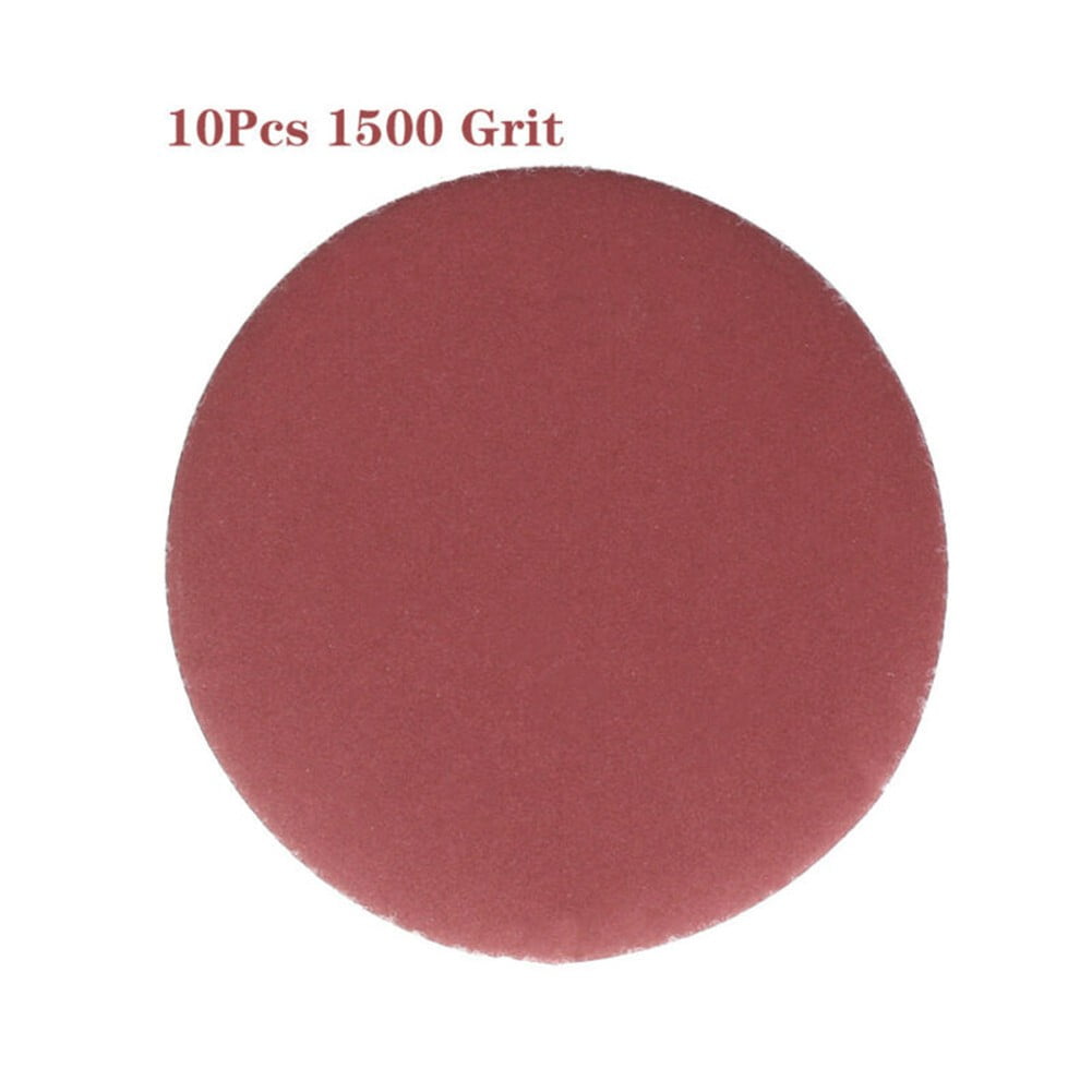 BUYISI 10pcs Sandpaper 40-2000Grit 5inch/125mm Disk Sand Sheets Round ...