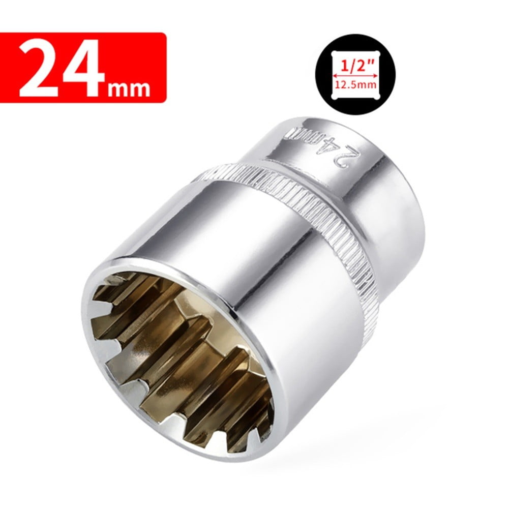 BUYISI 12 Point Mirror Short Socket Head 1/2inch Drive Torx Bit Ratchet ...