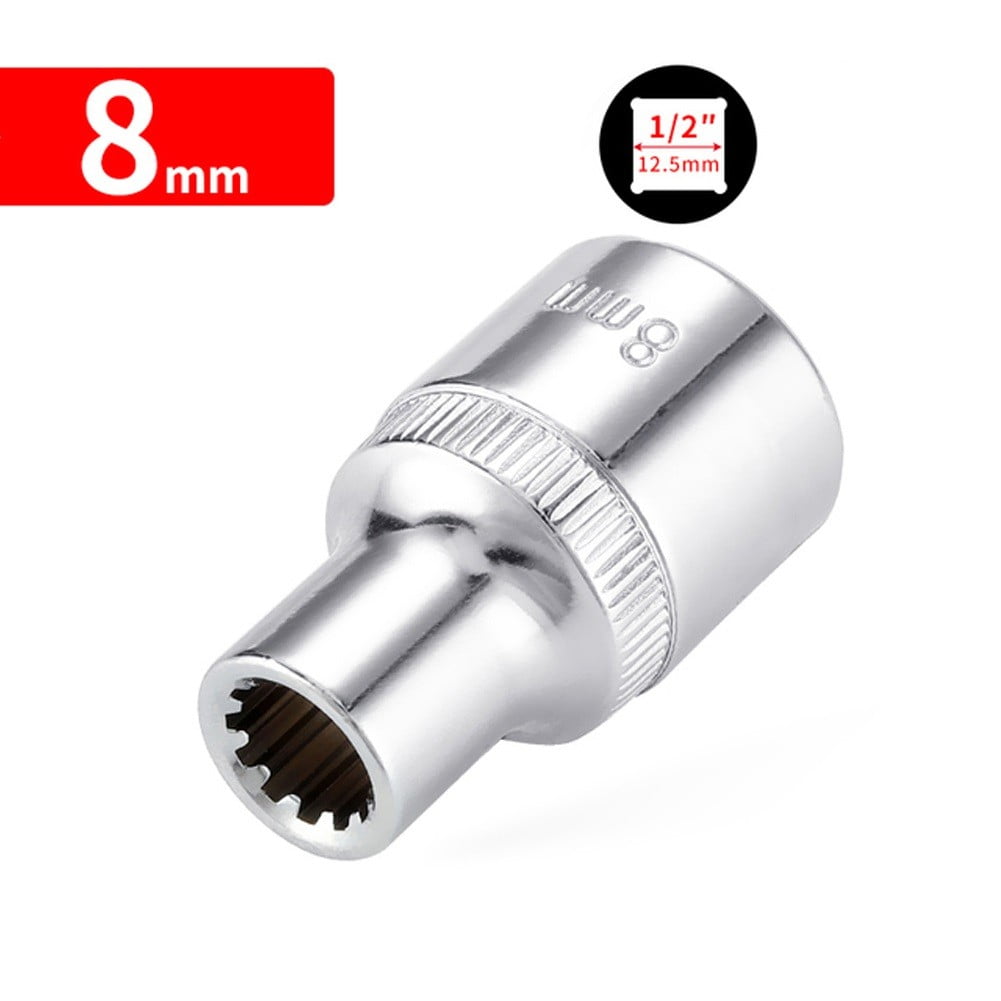 BUYISI 12 Point Mirror Short Socket Head 1/2inch Drive Torx Bit Ratchet ...