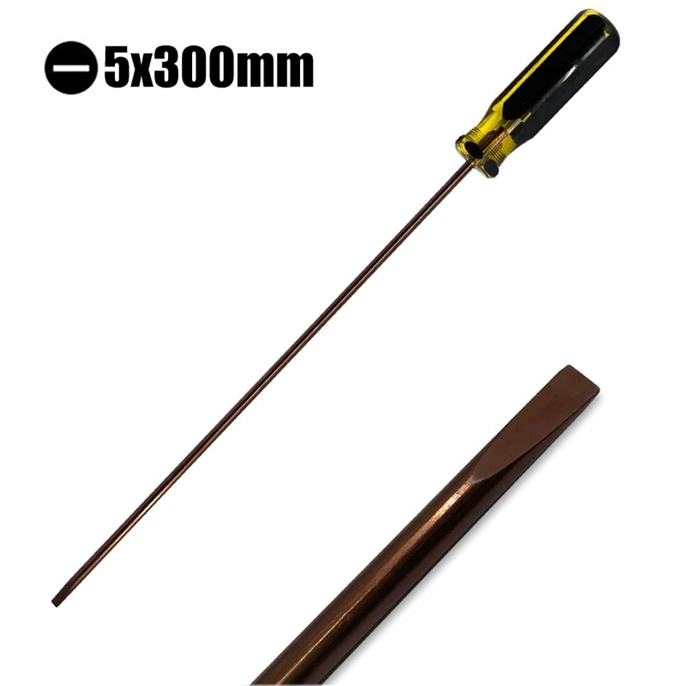 BUYISI 12Inch Extended Screwdriver Long Slotted Cross Screwdriver ...