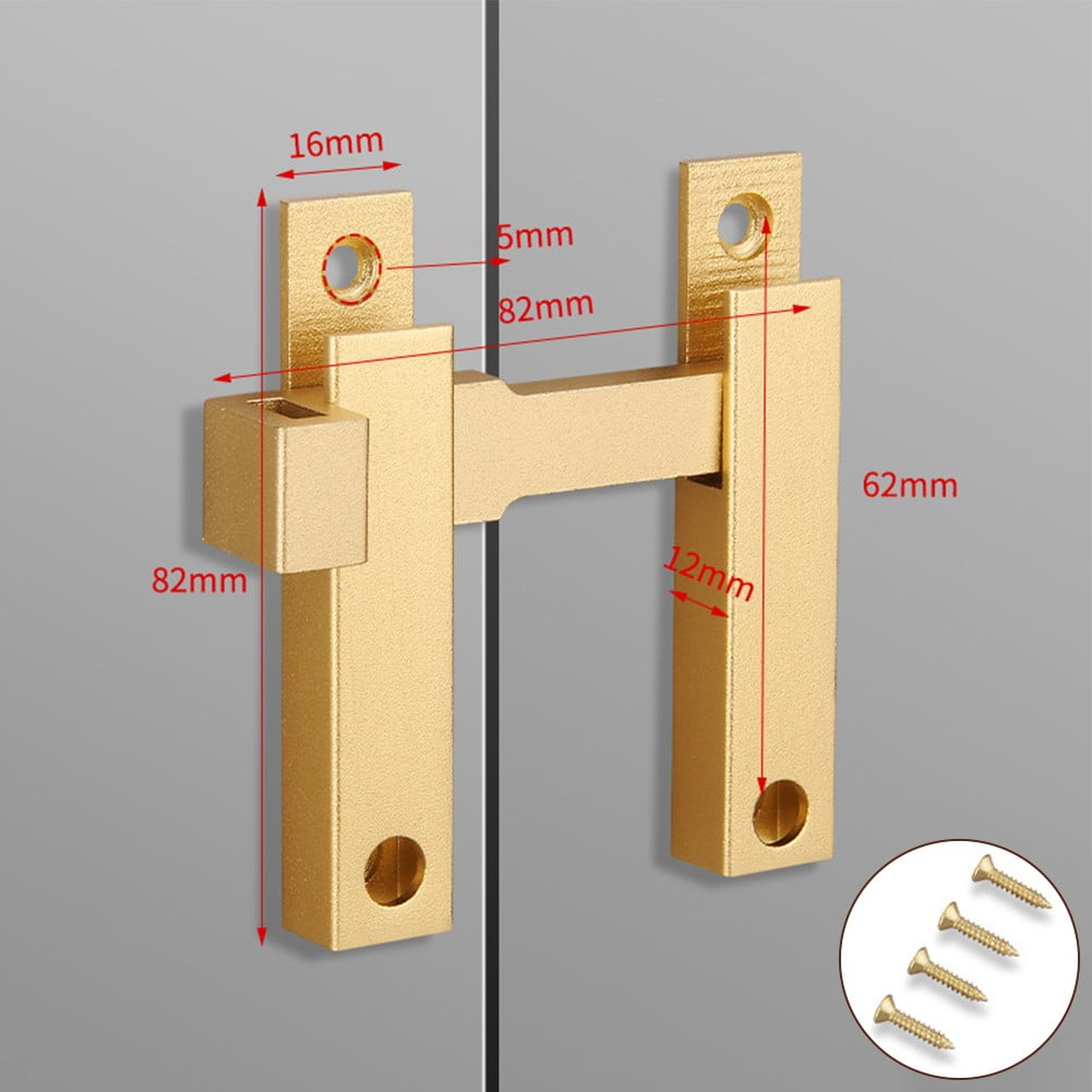 BUYISI 180 Degree Door Bolt Aluminum Alloy Door Lock Door Latch Cabinet ...