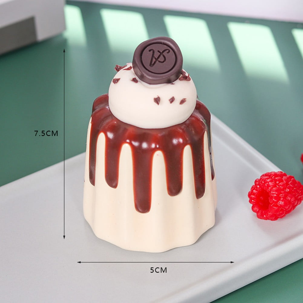 BUYISI 1PC Artificial Cakes Model Kitchen Ice Cream Dessert Fake Food ...