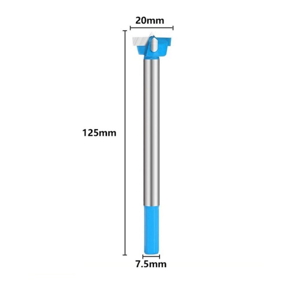 BUYISI 1pc 16-25mm Drill Bit Extended Hole Punch Reamer Bit Shank 7.5mm For Drilling Flat Bottom ...