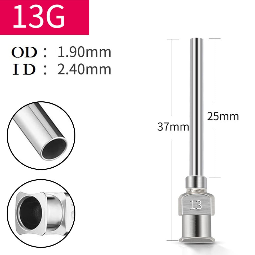 BUYISI 1pc 25mm Dispensing Machine Needle Stainless Steel Dispensing ...