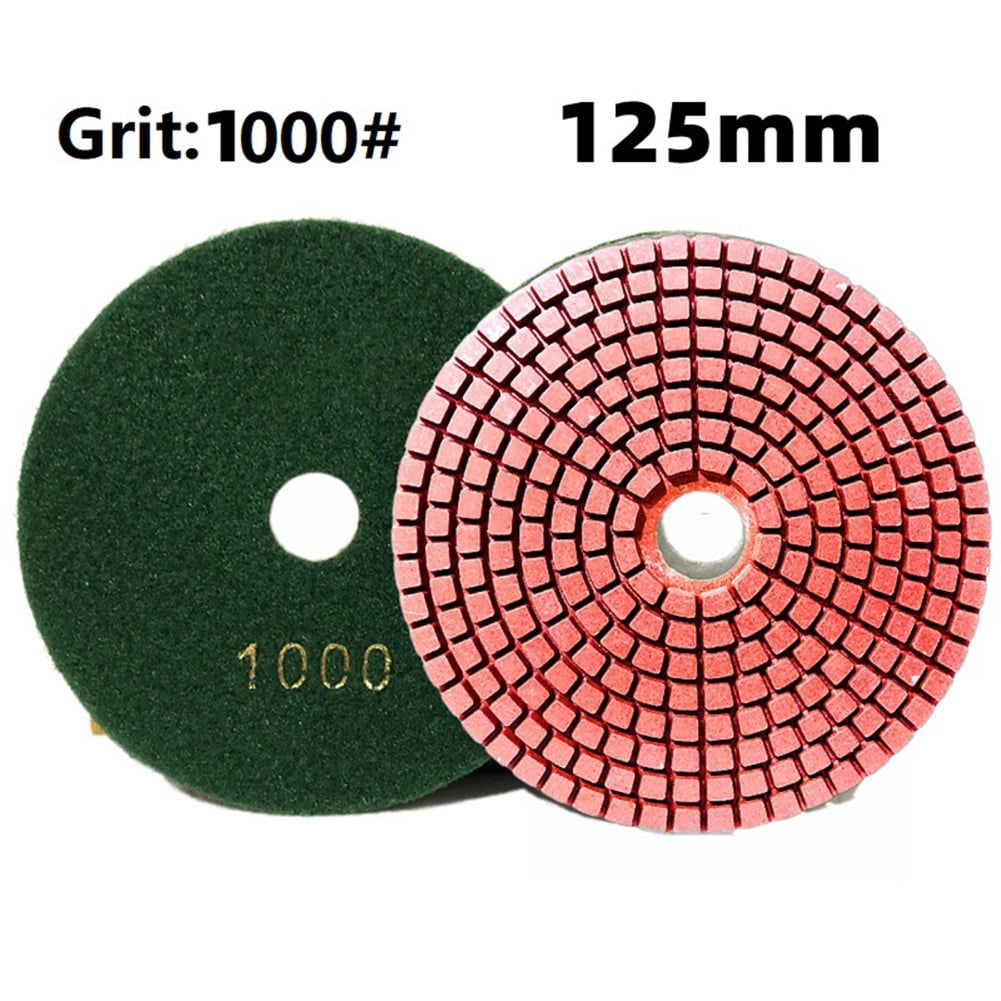 BUYISI 1pc 5 Inch 125mm Diamond Polishing Pads Wet/Dry Flexible ...