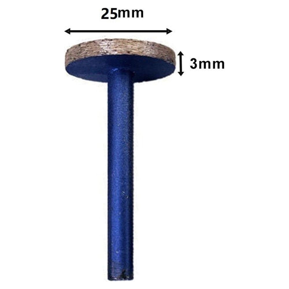 BUYISI 1pc 6mm Shank Diamond Grinding Heads Sintering Mounted Points T ...