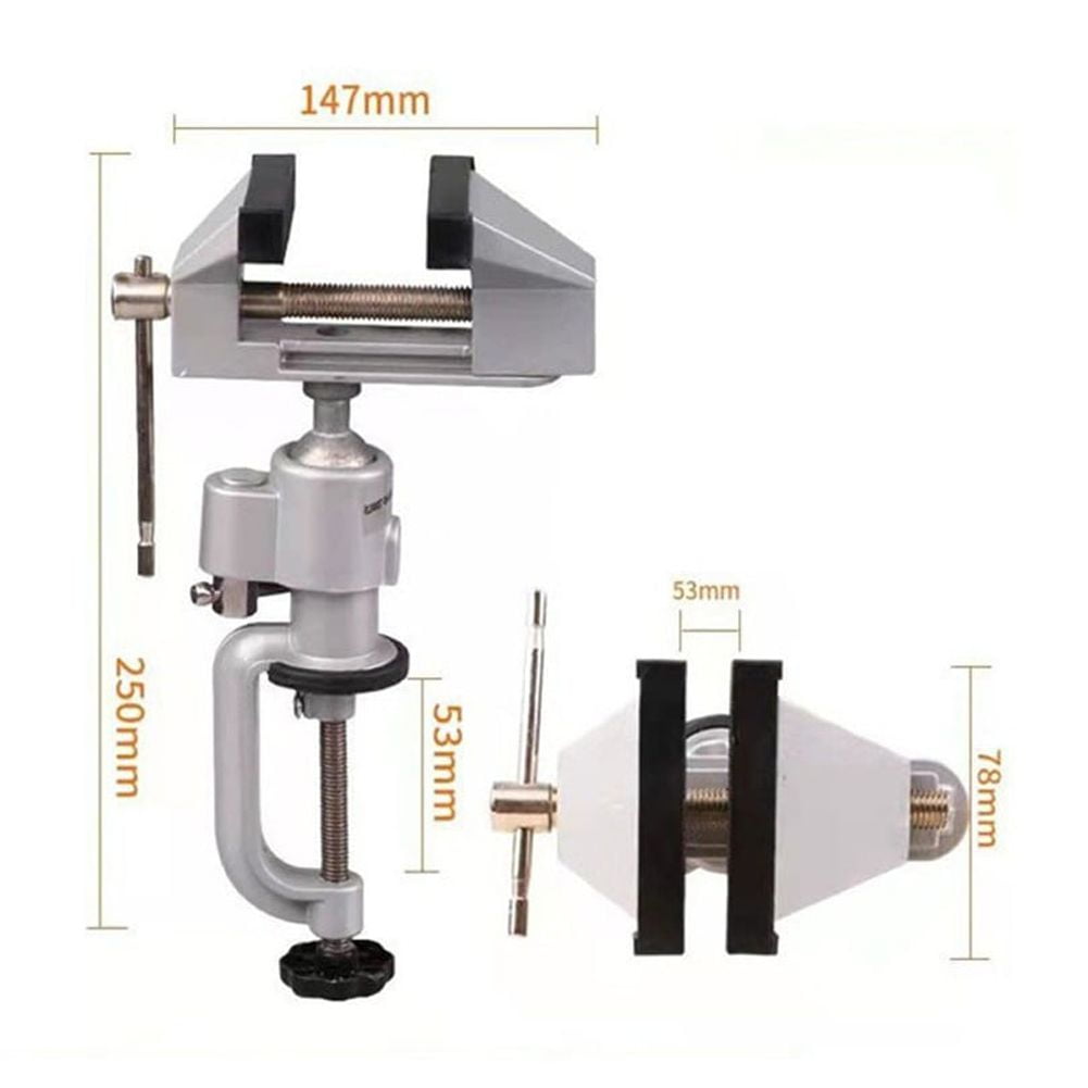 BUYISI 1pc Angle Grinder Bracket 36-55mm/45-61mm/147mm Aluminium Alloy Bracket For 360 Degree ...