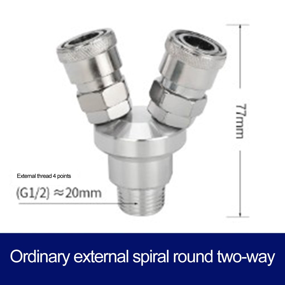 BUYISI 1pcs Pneumatic C-Type 2-way 3-Way Quick Connector Hose Coupler ...