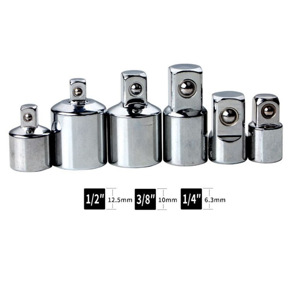 BUYISI 1set Ratchet Wrench Adapter 1/4 Turn 3/8 Turn 1/2 Large Flying ...