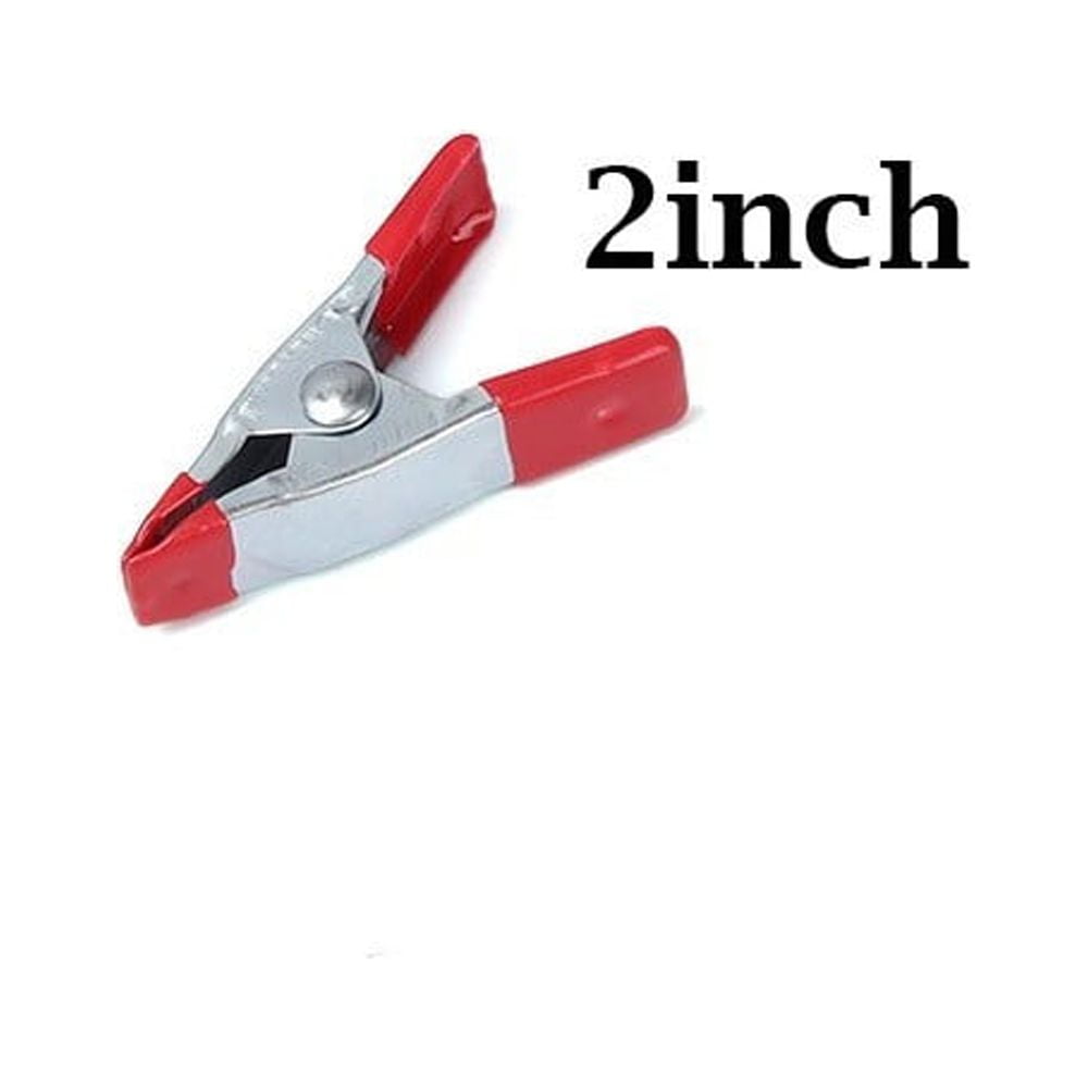 BUYISI 2/4/6 Inch Spring Clamps Metal A-shaped Clips Woodworking Grip ...