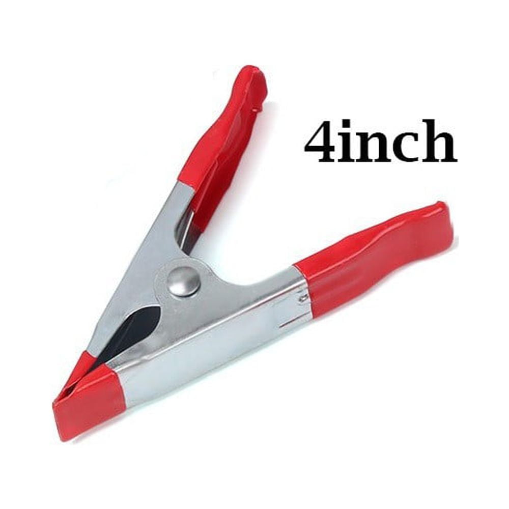 BUYISI 2/4/6 Inch Spring Clamps Metal A-shaped Clips Woodworking Grip ...