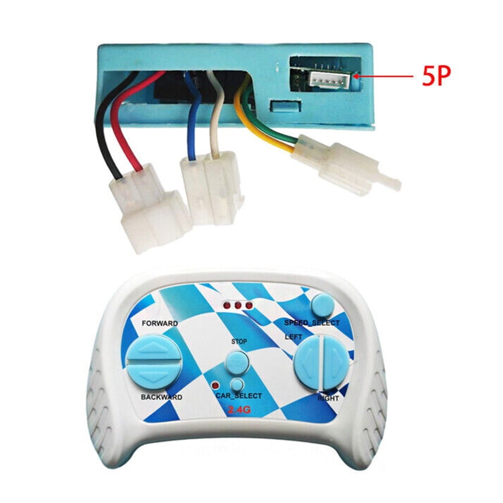 BUYISI 2.4G Remote Control Receiver 12V Bluetooth RC Kids Ride on Car ...