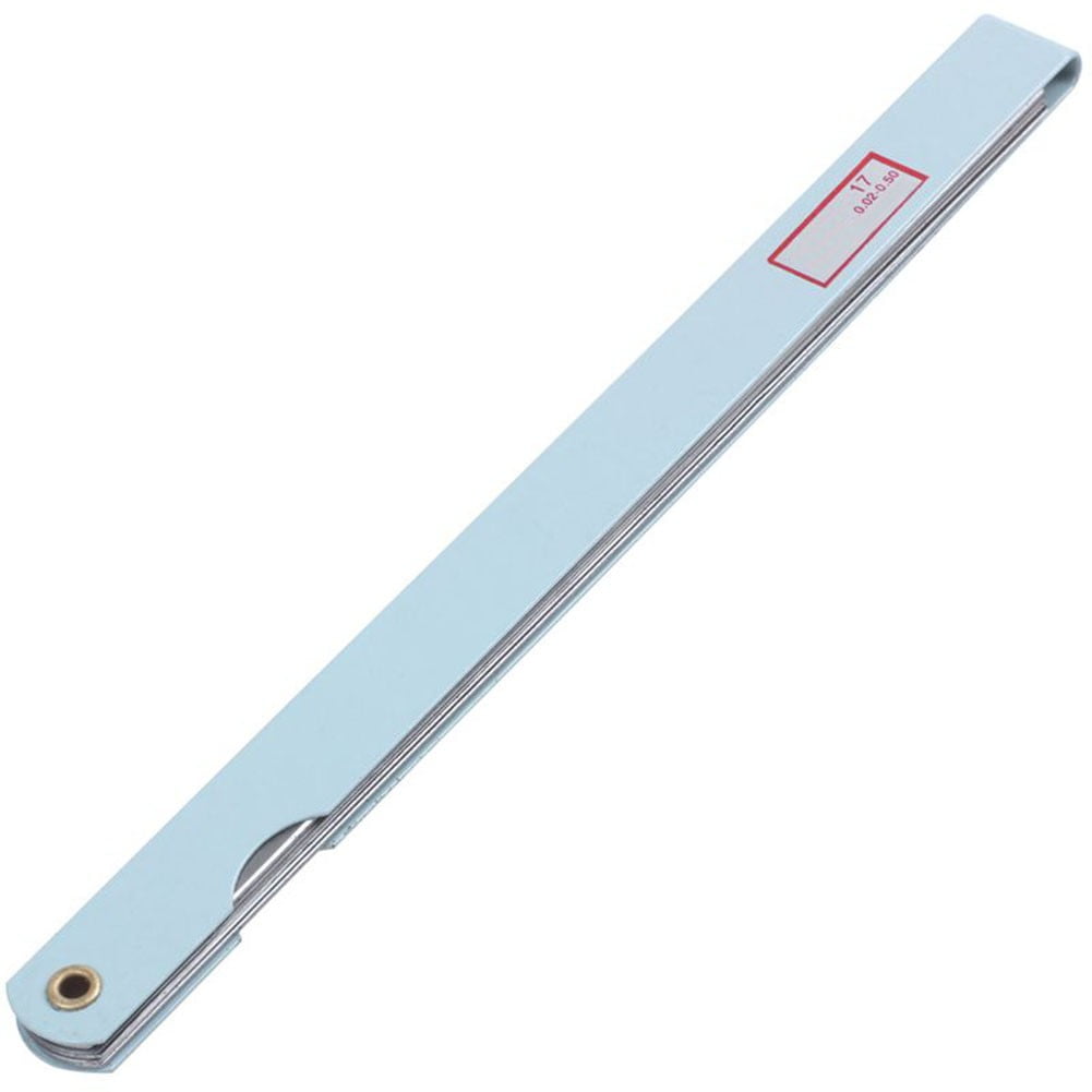 BUYISI 200mm 17 Leaves 0.02mm-1.0mm Gap Thick Measure Feeler Gauge Gage ...